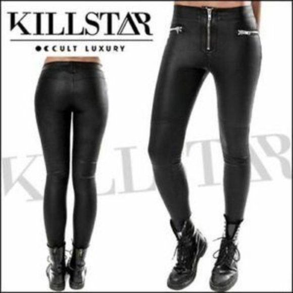 Killstar | Pants & Jumpsuits | Killstarrexed Outvegan Leather Cigarette ...